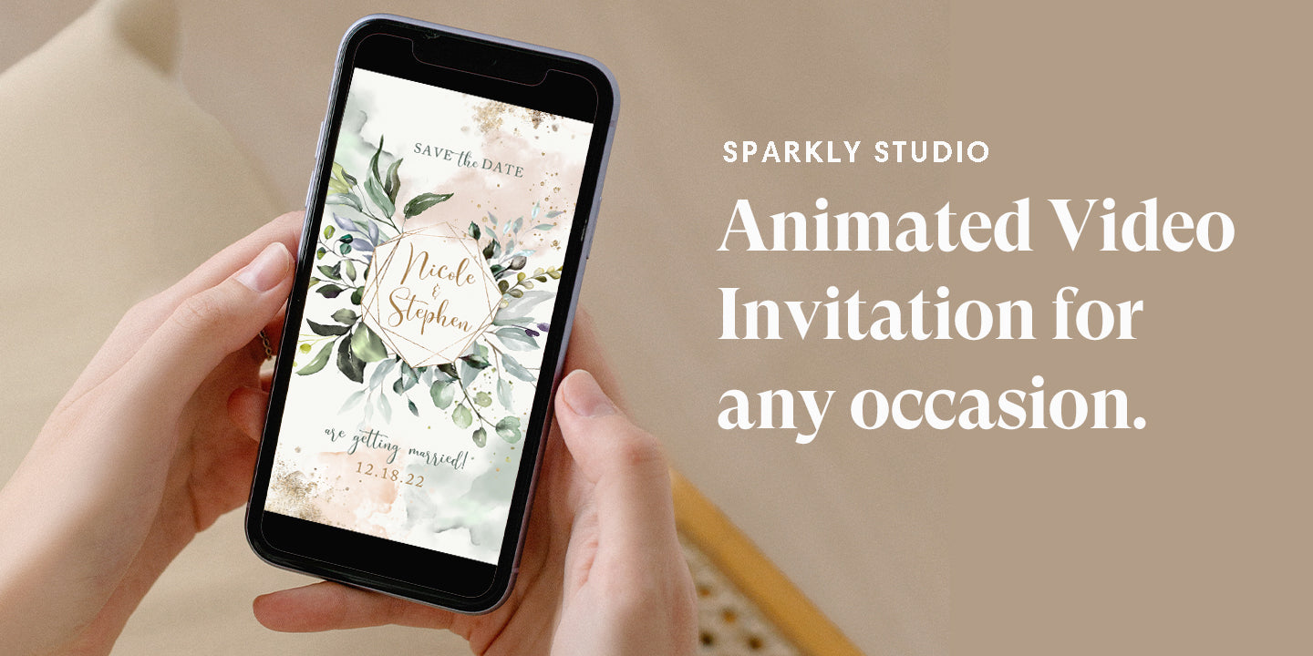 Animated Video Invitations – SPARKLY STUDIO
